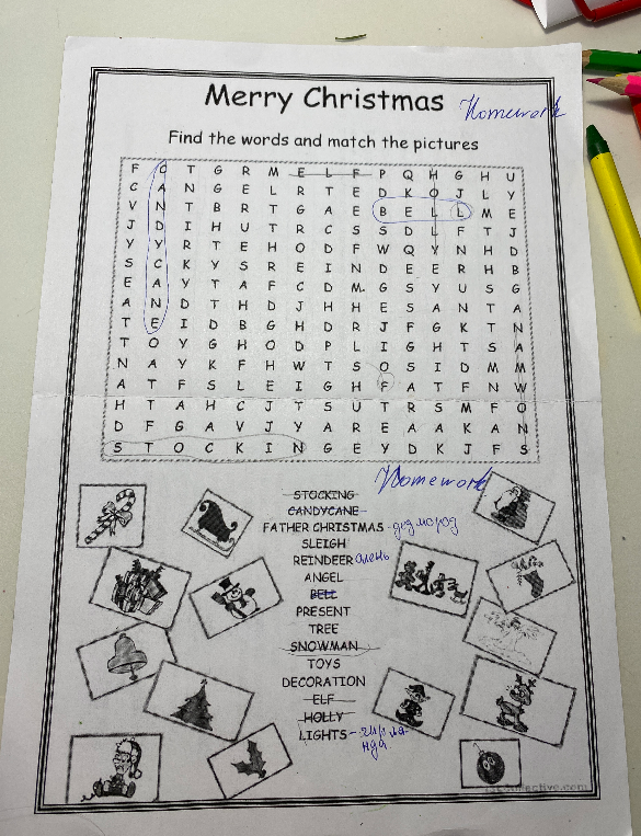 Find the words and match the pictures - пошаговое решение онлайн